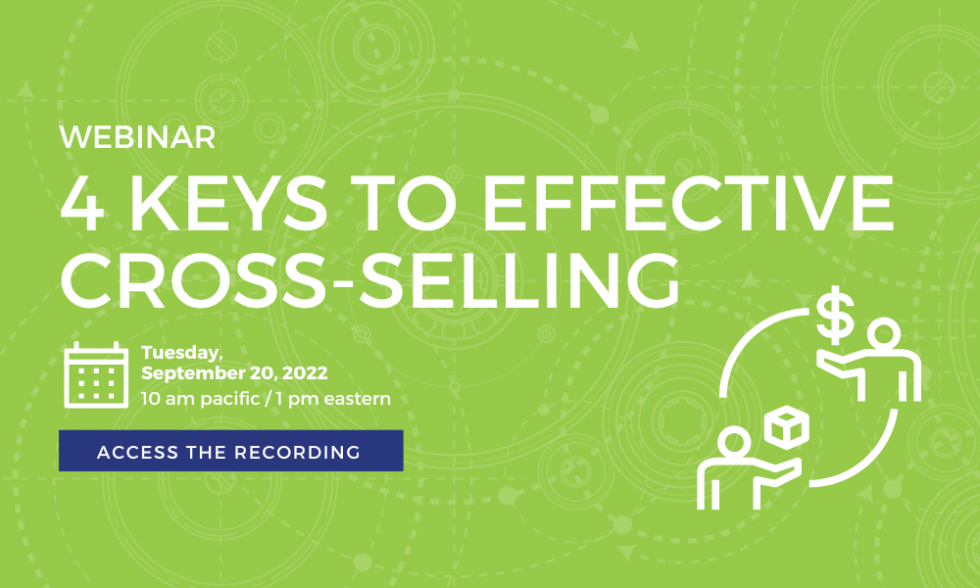 Webinar 4 Keys To Effective Cross Selling Convergo